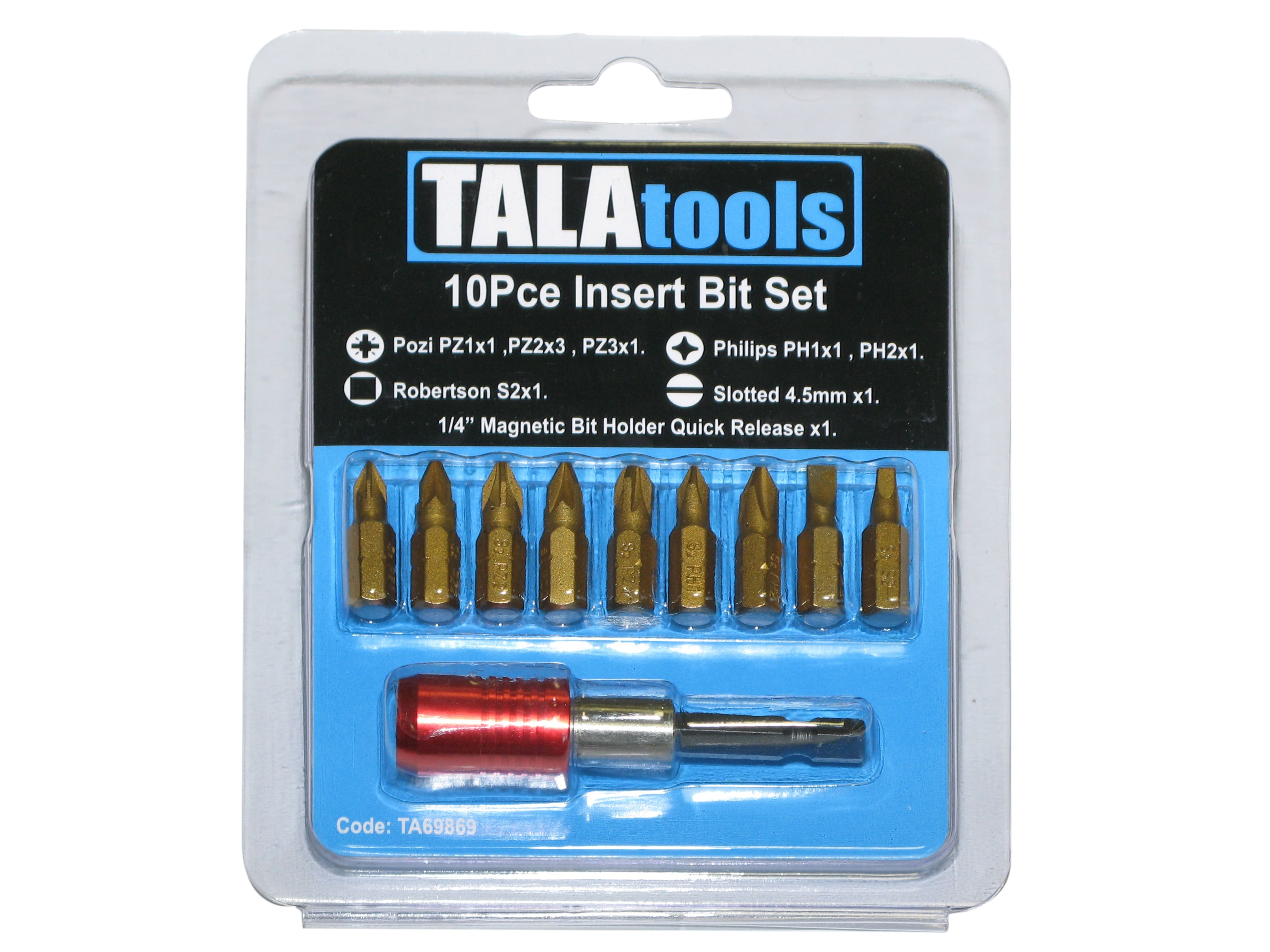 Tala 10pce Insert Bit Set – J Grennan and Sons Online Store